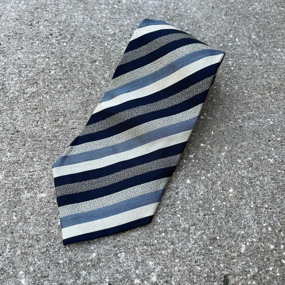 Coach | Accessories | Coach Tie Striped Italian Silk | Poshmark